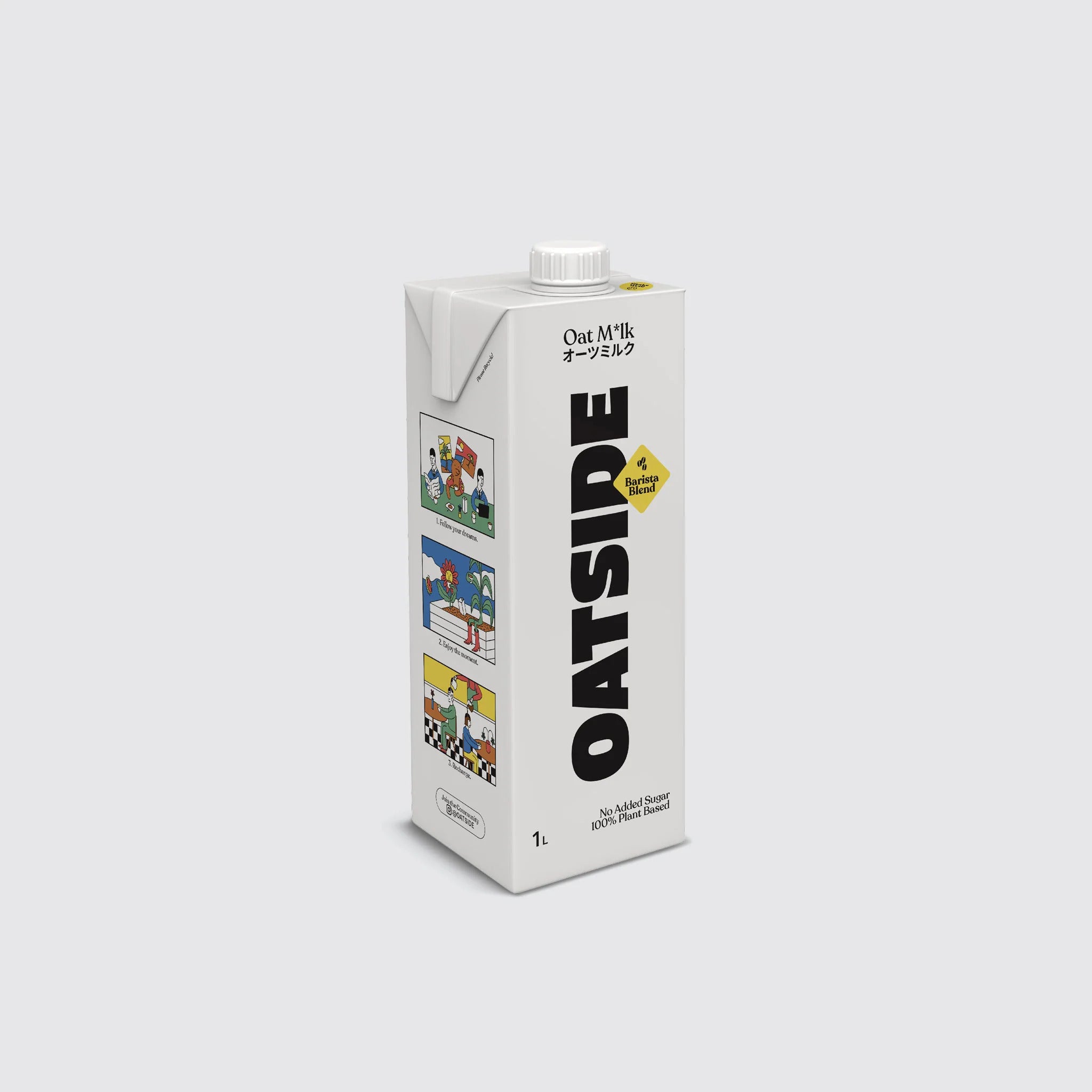 Oatside Barista Blend Oat Milk – The Social Space Pte Ltd