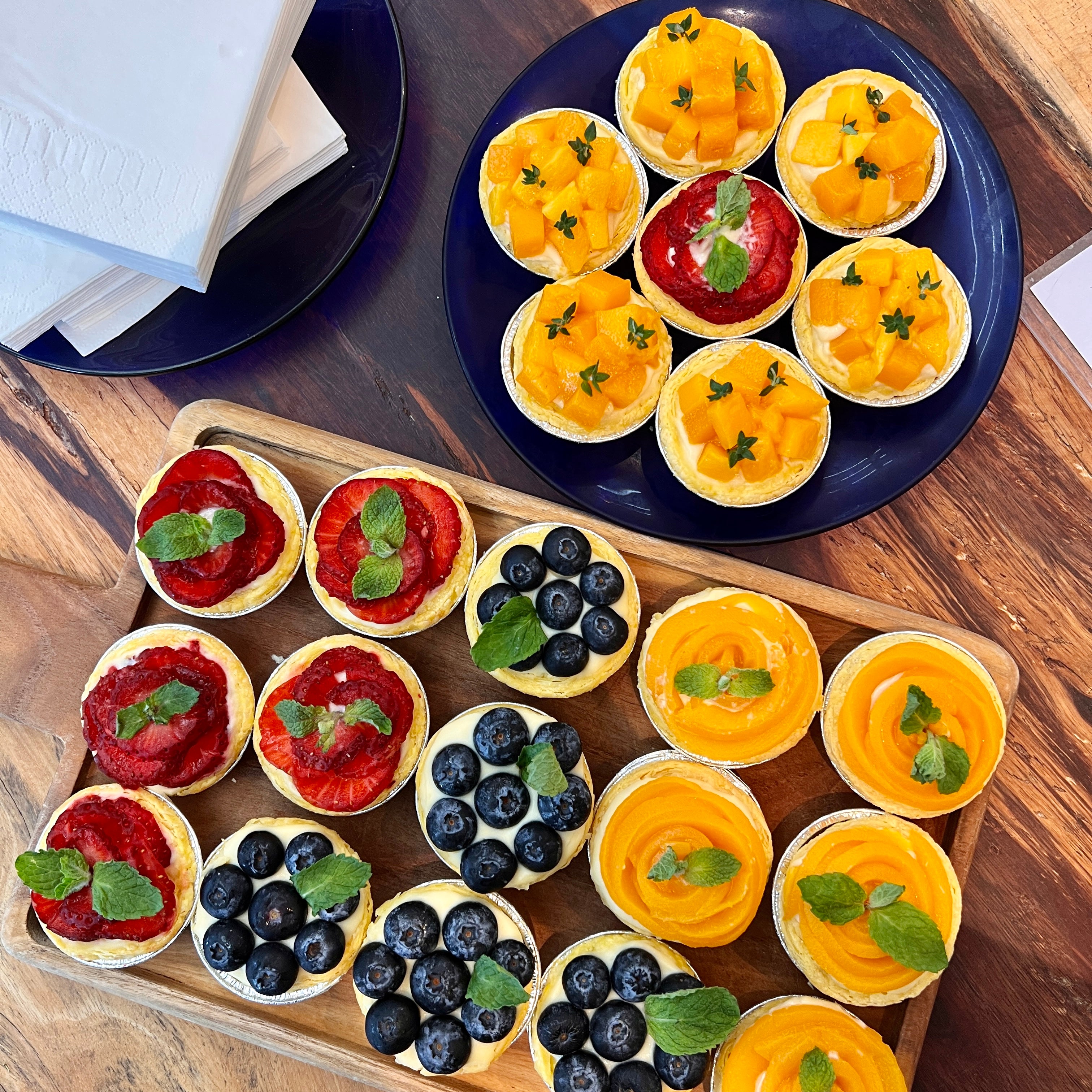 Fruit Tartlet Platters (Mini) – The Social Space Pte Ltd