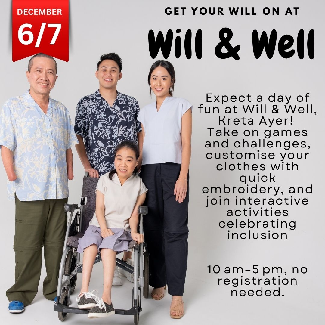 Wheelchair Dressing Challenge at Will & Well – The Social Space Pte Ltd